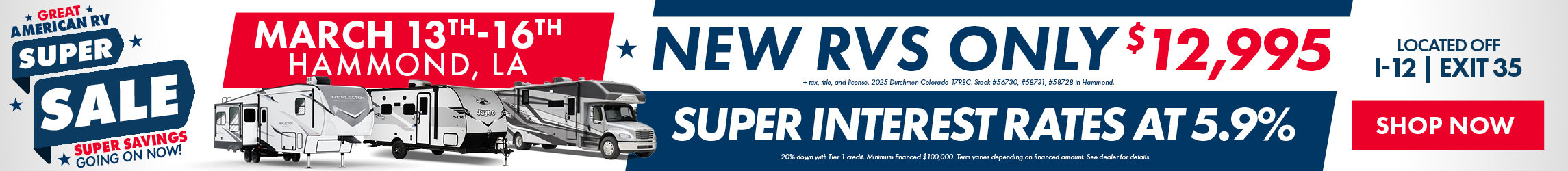 RV Dealership - Great American RV SuperStores 11 Locations